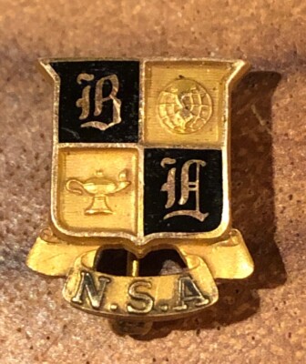 Vintage NSA BL Pin Award ~ LGB 10kgf High Quality World Globe / Genie ...