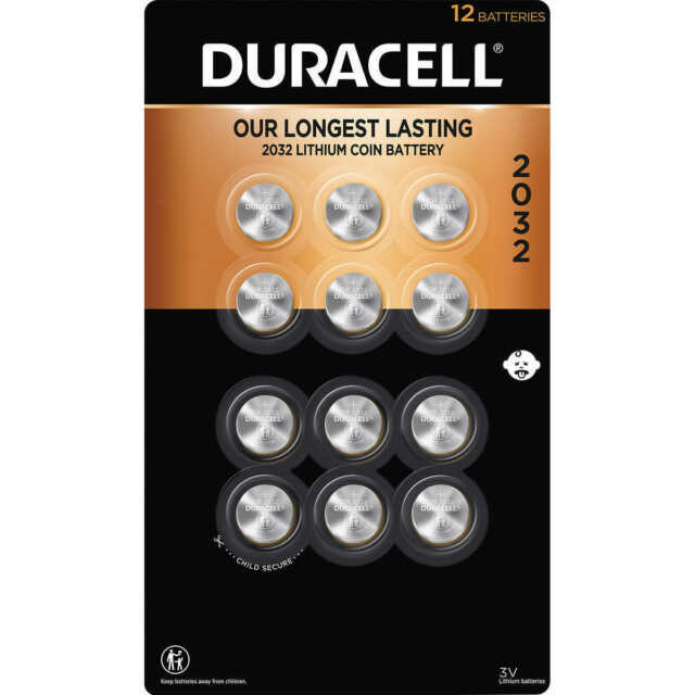Duracell Lithium 2032 Coin Batteries 12-count Expiration 2030 NEW ...
