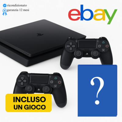 Ps4 Slim Usata 1 Tb Sony Play Station 4 Usata Controller Originale ...