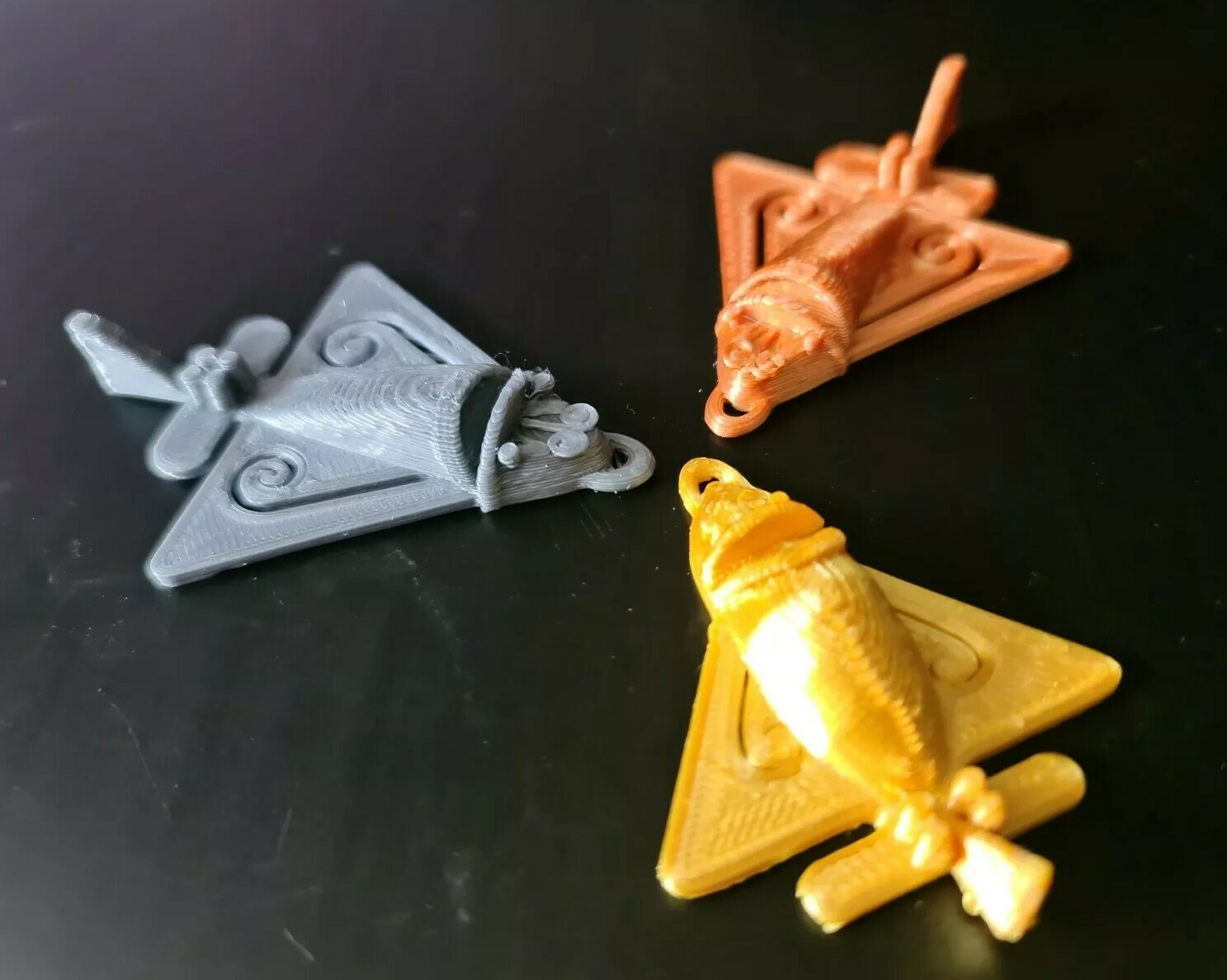 Ancient Aliens Incan Flyer Aircraft Badge Keyring Earrings Mayan Flying ...