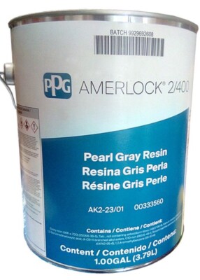 Amerlock PPG 2/400 Pearl Gray Resin Boat Paint (2.5 GALLON)