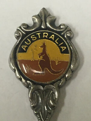 Vintage Souvenir Spoon Collectible Australia Kangaroo | eBay