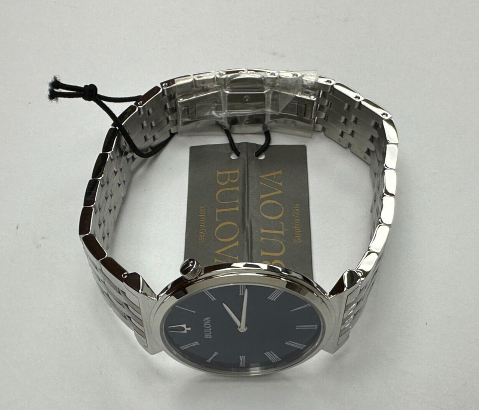 Bulova 96A233 Regatta Blue Dial Stainless Steel Men's Quartz Watch ...