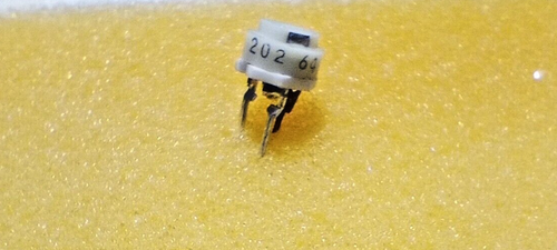 Potentiometer, 2K ohm Single Turn PC Mount Trim Pot (202 64)(NOS)(QTY 5 ...