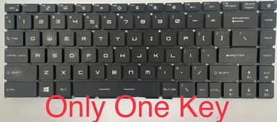 MSI GE66 10SFS US Keyboard One Key Cap + Hinge Original | eBay