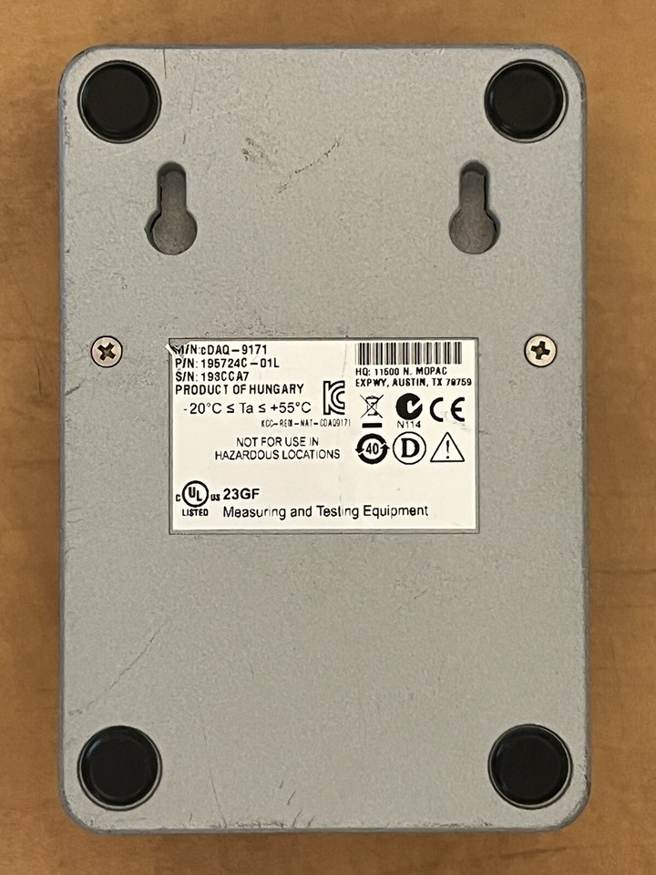 National Instruments NI cDAQ-9171 CompactDAQ USB case, with cable | eBay