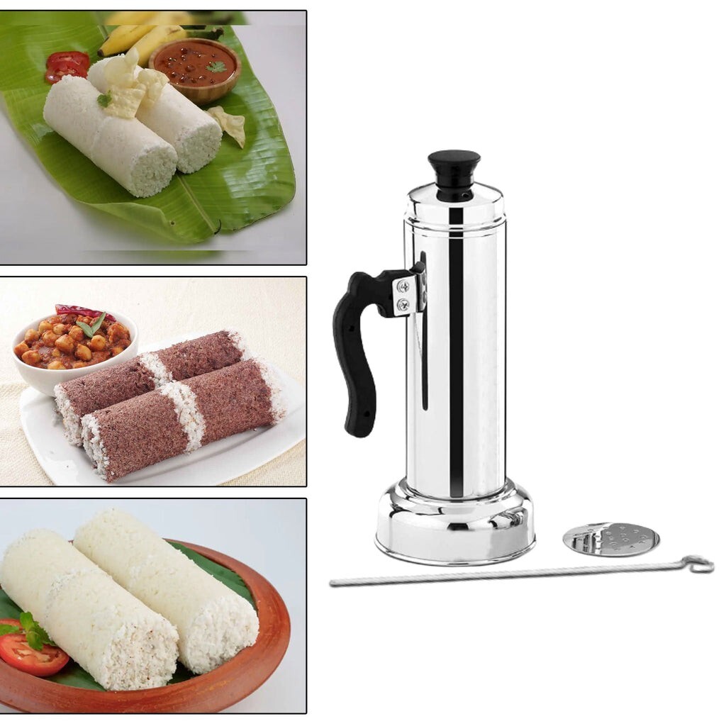 Diamond Stainless Steel Puttu Maker, Induction & LPG Compatible, Easy ...