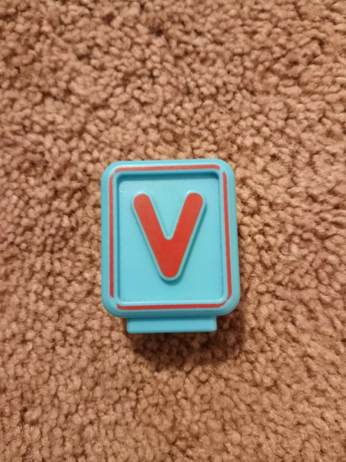 vtech sit to stand alphabet train replacement block E/V | eBay