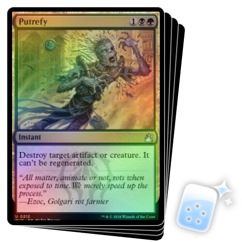 FOIL PUTREFY X4 Ravnica Remastered Magic MTG MINT CARD | eBay