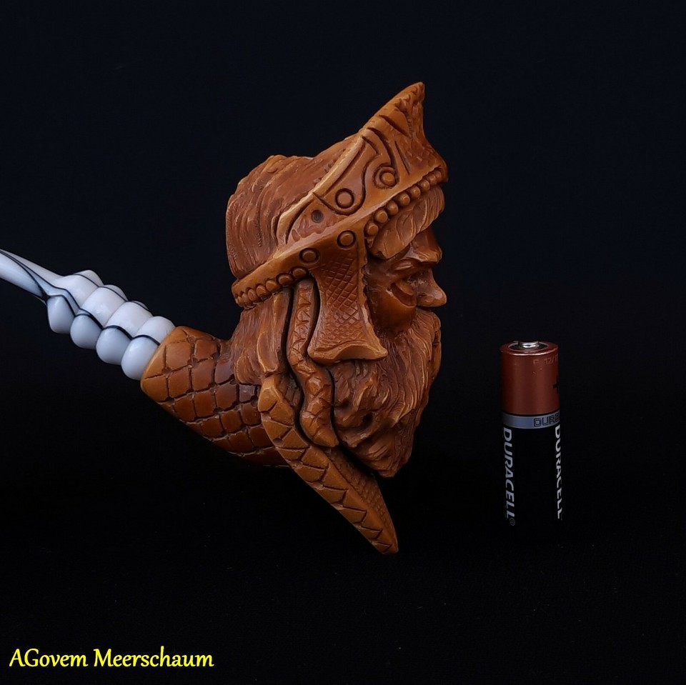 ROMAN SOLDIER Block Meerschaum Pipes, Smoking Pipe, Tobacco pipa, La ...