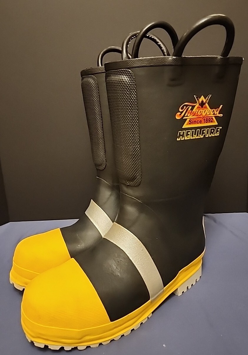 Men's Thorogood Hellfire Boots Rubber Insulated Structural Firefighting ...