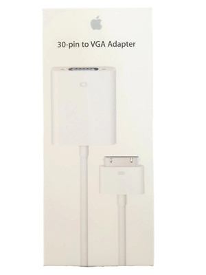 Apple A1368 VGA Adapter 30 pin iPad iPhone MC552ZM/B | eBay
