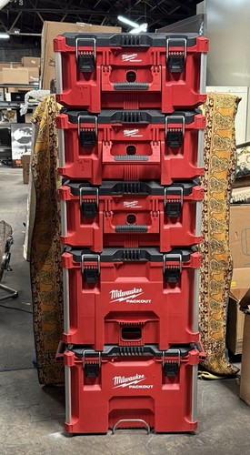 Milwaukee Packout 5pc Modular Tool Box System, Rolling Stack (Preowned ...