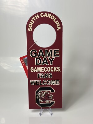 South Carolina Gamecocks Door Hanger Sign Double Sided Dorm Room Man ...