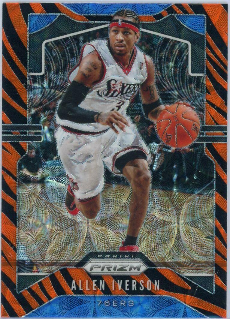 2019-20 Panini Prizm - Allen Iverson #6 Choice Tiger Stripes Prizm for ...
