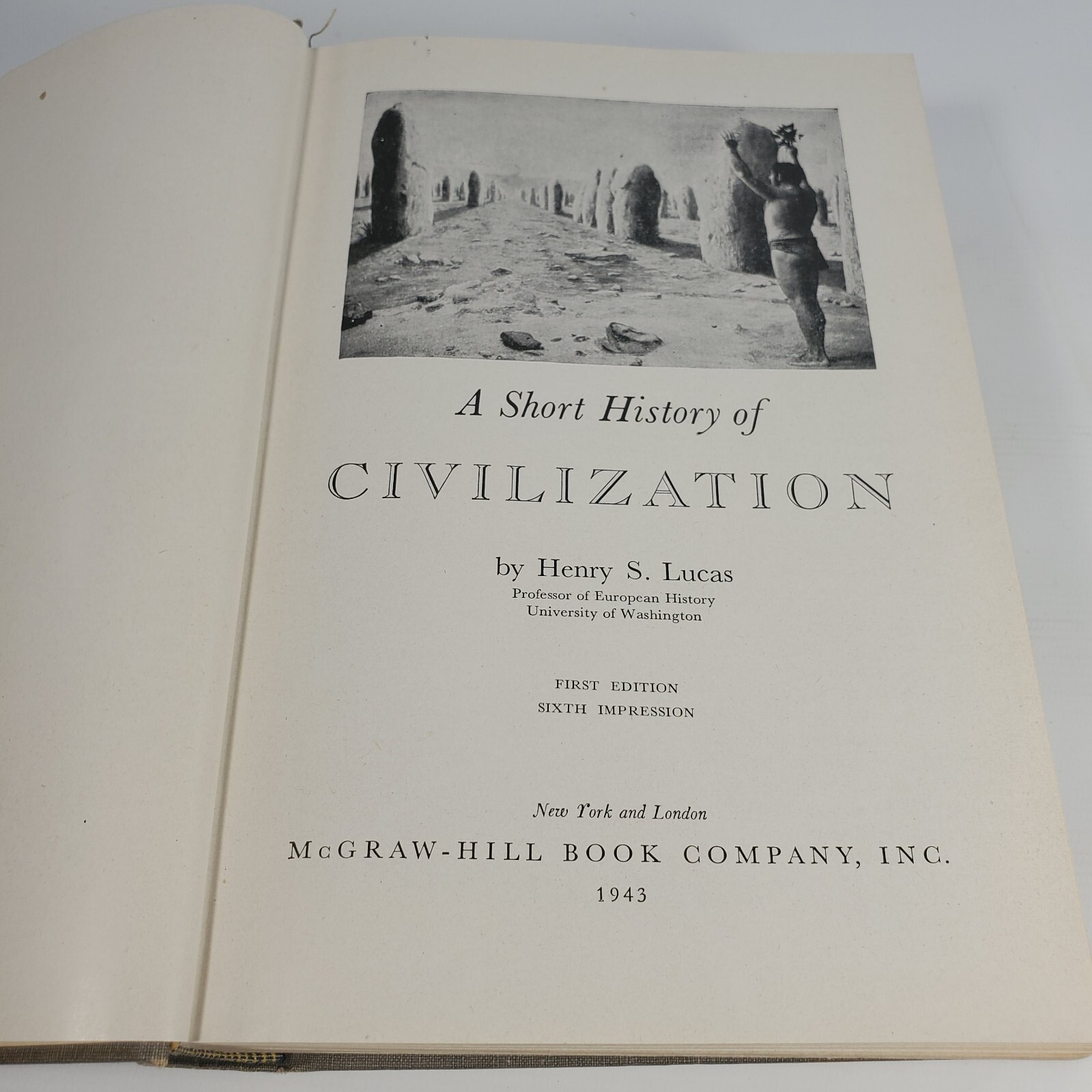 A Short History of Civilization by Henry S Lucas - First Edition 1943 ...