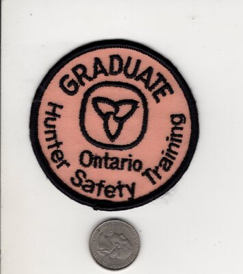 ONTARIO HUNTER EDUCATION HUNTER SAFETY FIREARMS PATCH - MICHIGAN DEER ...