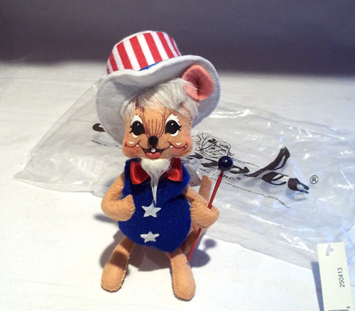 Annalee 250413 6" Uncle Sam Mouse 2013 Nwt | eBay
