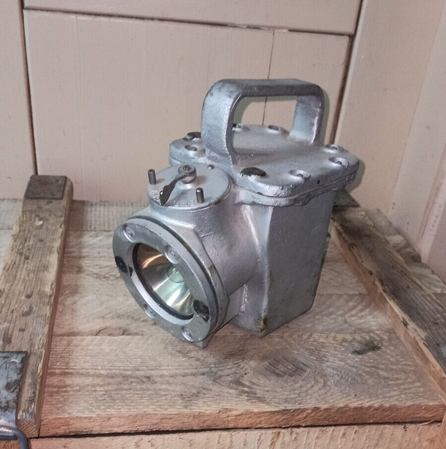 Vintage Soviet USSR Flashlight V-2A Russian Military Submarine Lantern ...