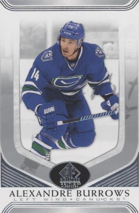 2020-21 Upper Deck SP Signature Edition Legends - Alexandre Burrows ...