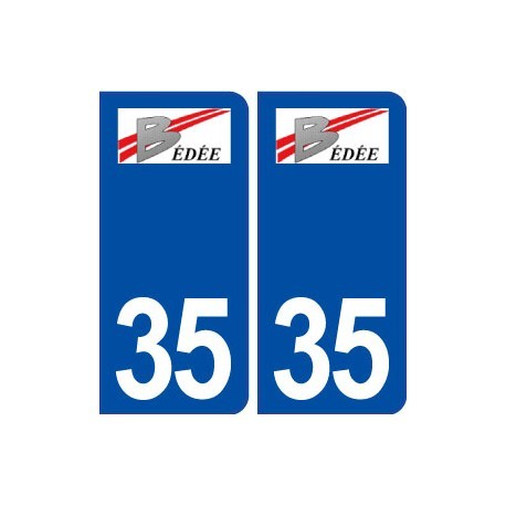 35 Bédée logo autocollant plaque stickers ville droits | eBay