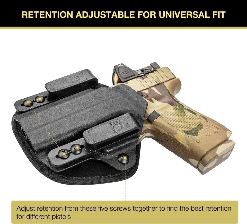 Universal Kydex&Nylon Holster For Glock/Taurus/Walther/Sig/Springfield ...