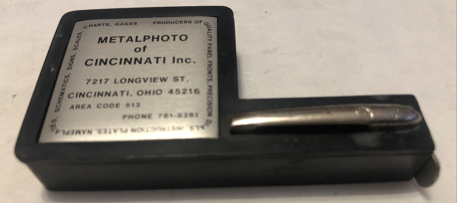 Metalphoto Of Cincinnati Inc. Advertising Tape Measure Vintage Pocket ...