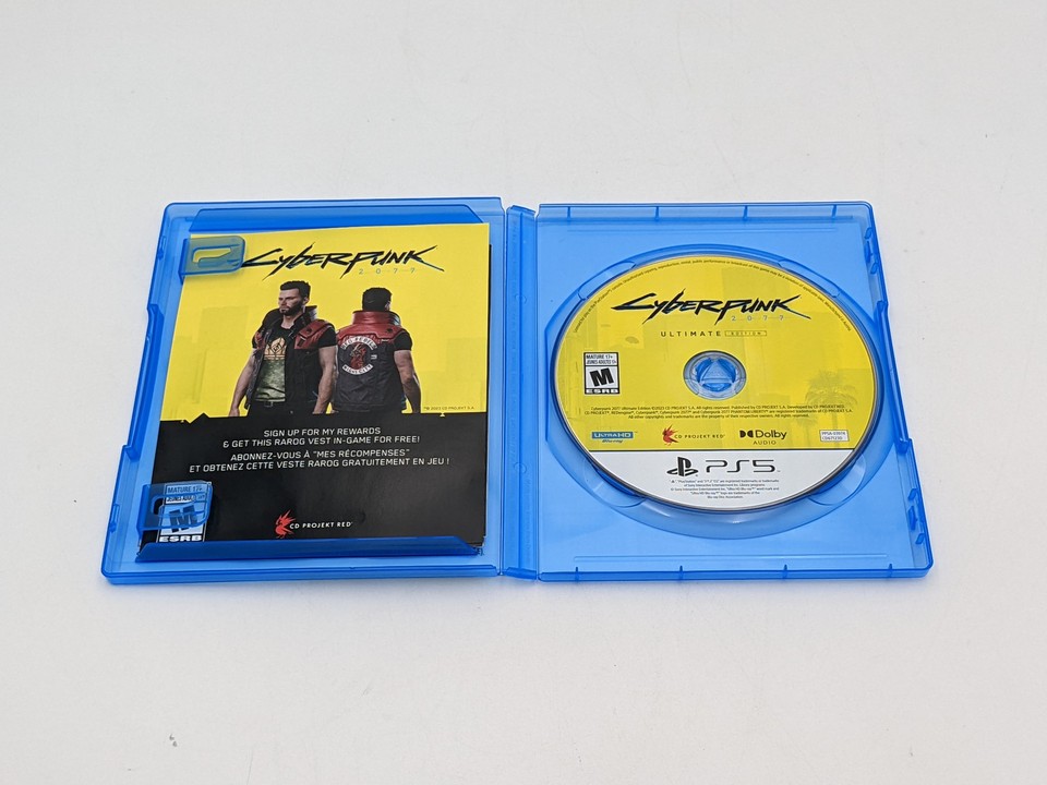 Cyberpunk 2077: Ultimate Edition Video Game for Playstation 5, Rated-M ...