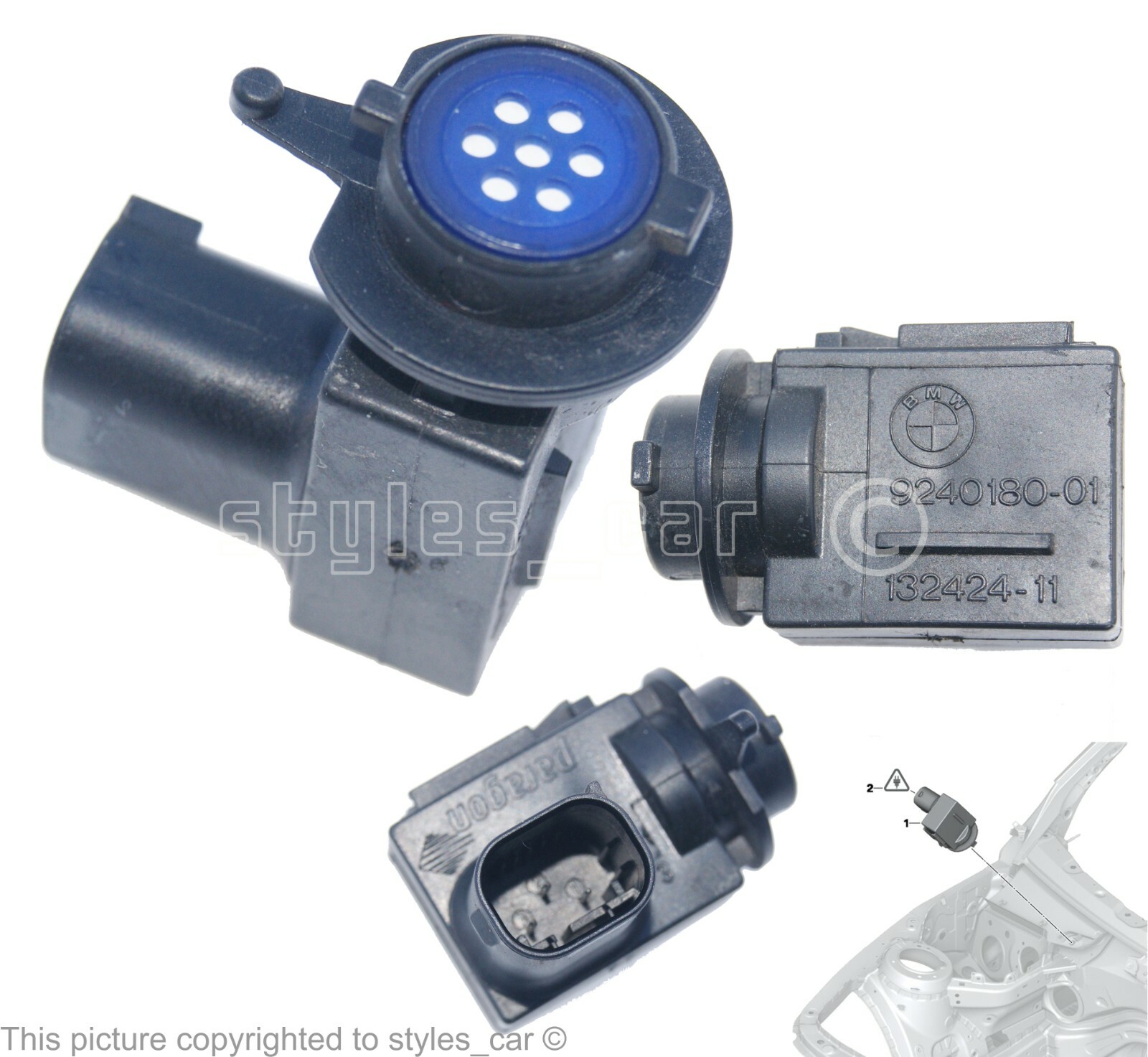 9240180 Genuine BMW 1 3 4 5 Series Automatic Recirculated Air Control ...