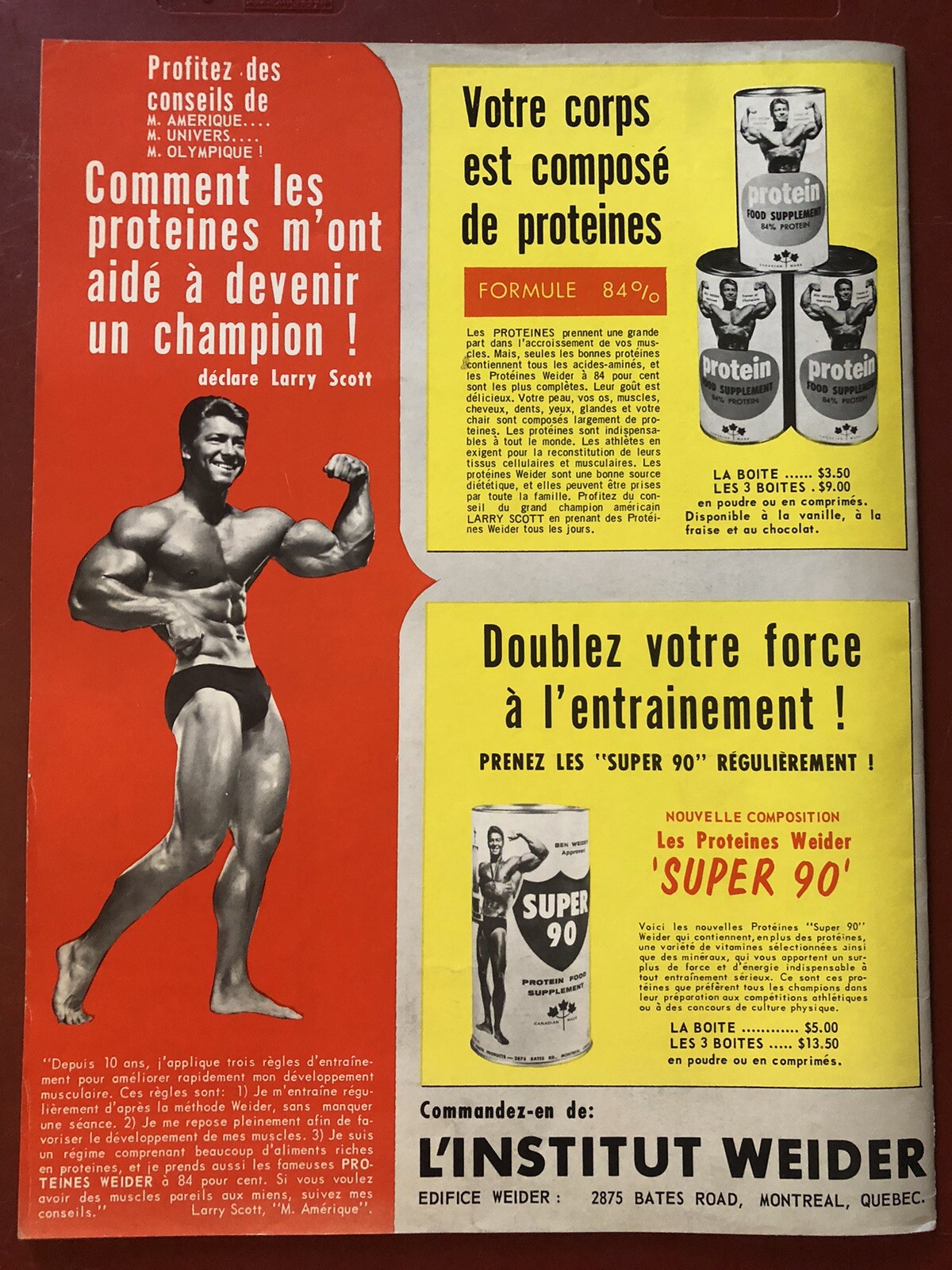 SANTE FORCE 1968 March Vol.20 #4 Don Howorth Cover! Ben Weider Old Rare ...