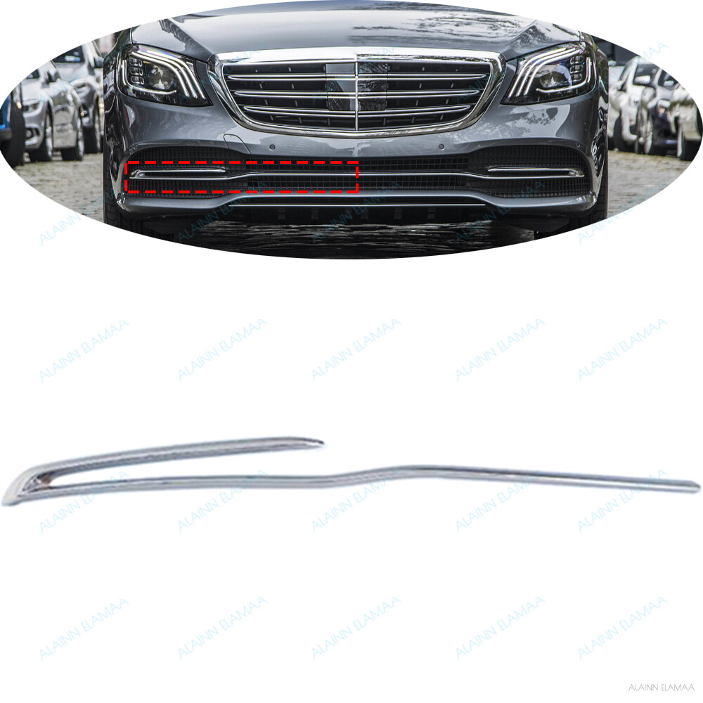 RH Front Bumper Grille Cover Trim A2228851300 For Mercedes Benz S W222 ...