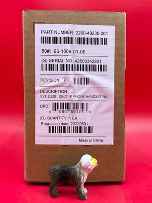 Poly VVX D230 DECT Cordless Handset 2200-49235-001 ️️ ️️ NEW! ️️ ️️ | eBay