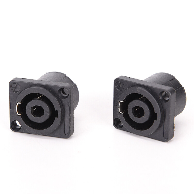 10x Speakon 4 Pin Female jack Compatible Audio Cable Panel Socket ...