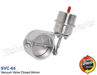 Exhaust Vacuum Valve with Vacuum Actuator 64mm / 2.5" Closed Baffle SVC ...