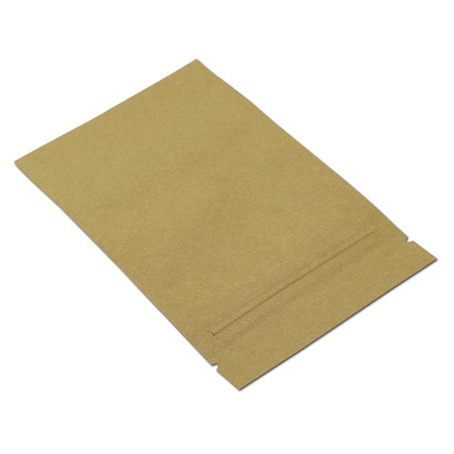 Resealable for Zip Kraft Paper Lock Bags Brown Plastic Retail Food Pack ...