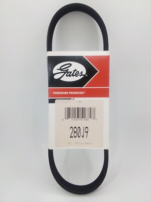 Gates 280J9 Micro-V Belt #917102809, 0.828" X 28" & 9 Ribs, High ...