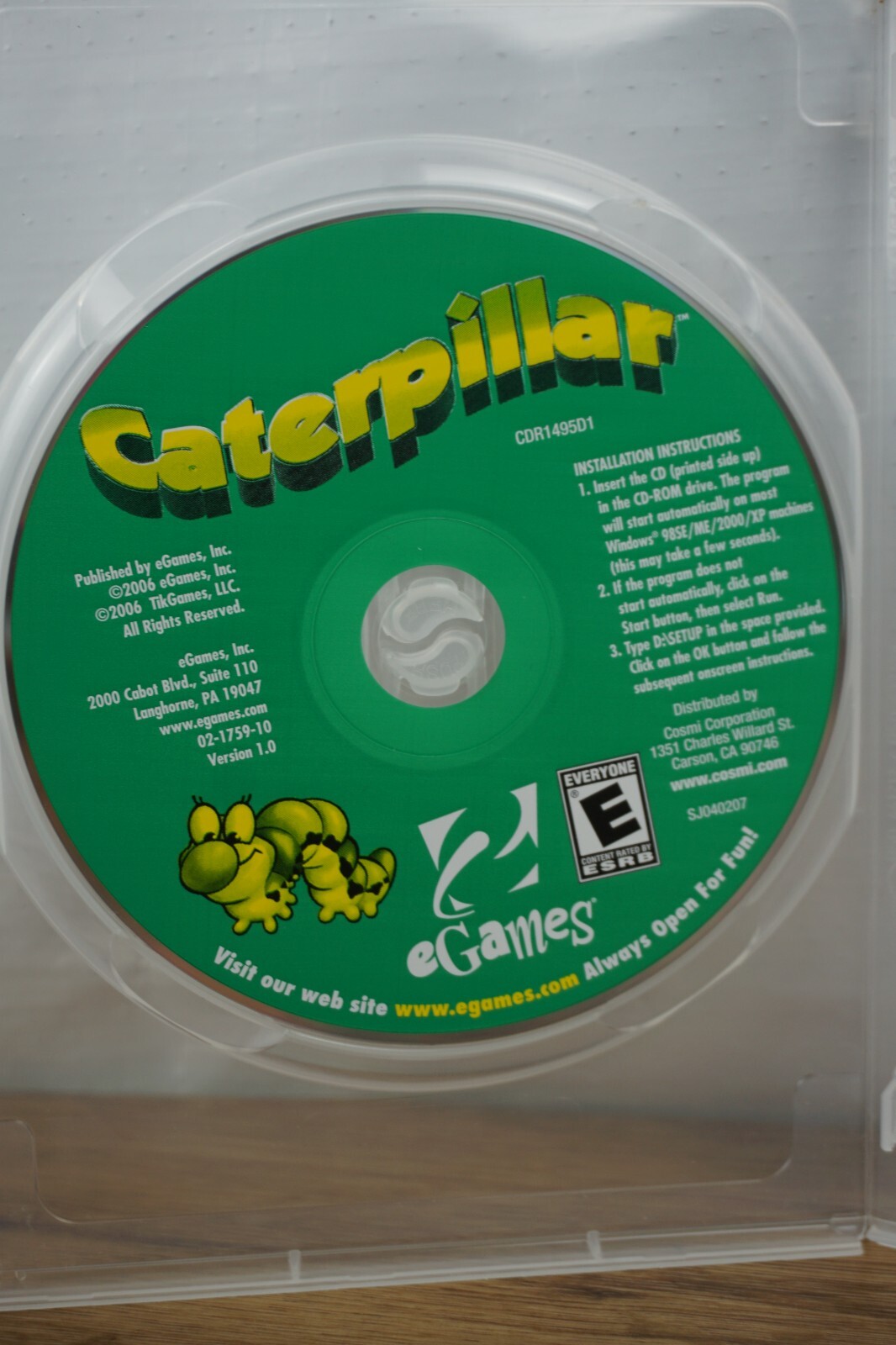 caterpillar pc game egames 2006 | eBay