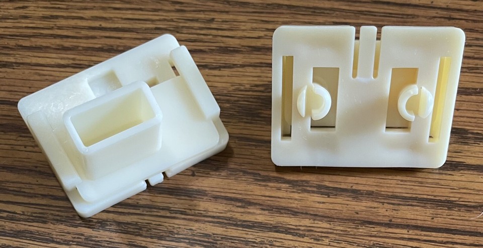 2 Drawer Slide Sockets Fits European Style Epoxy Side Mount Slides H ...