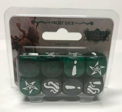 Cthulhu: Death May Die - Fear the Unknown FROST DICE Kickstarter ...