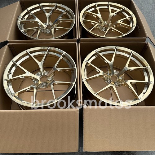 20" FORGED FROZEN GOLD WHEELS RIM FITS FOR 2020+ BMW M3 G80 M4 G82 ...