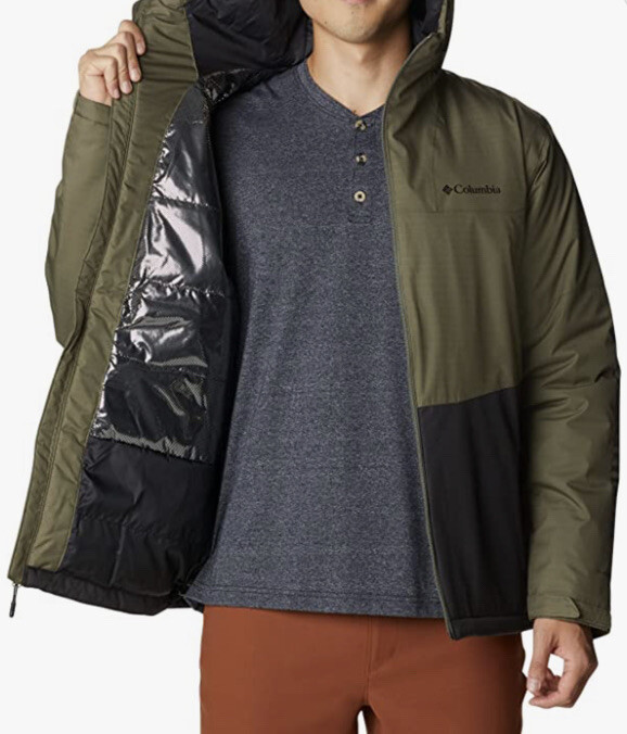 NWT Columbia Men's Point Park Insulated Jacket Omni Tech Green Size ...