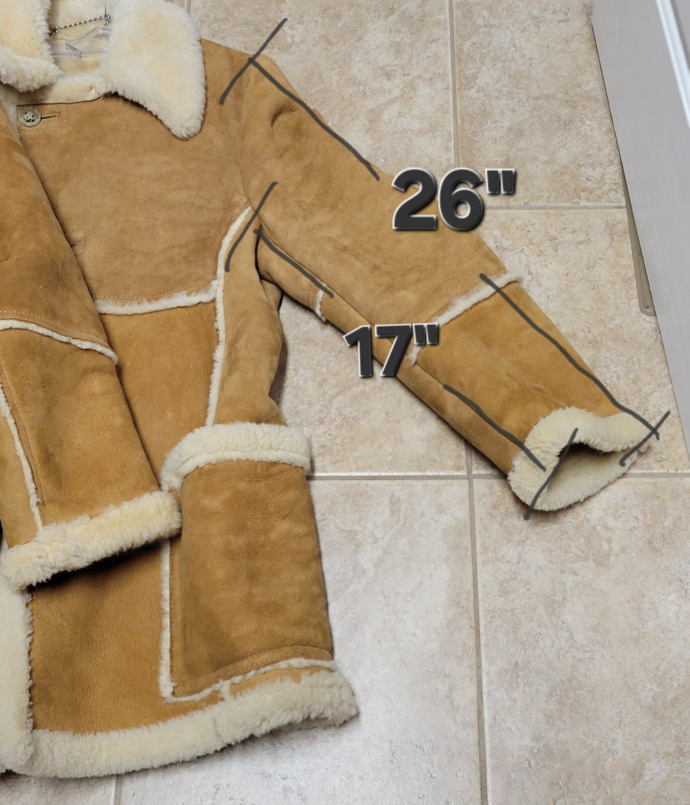 Sears Rare 1970s Split Cowhide Coat (Marlboro Man), S… - Gem