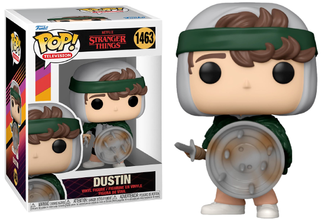 Funko Pop! Vinyl: Stranger Things - Dustin with Shield #1463 ...