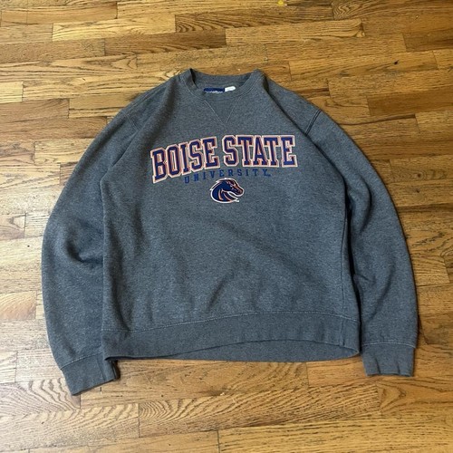 Vintage 00s Boise State University Gray M Crewneck | eBay