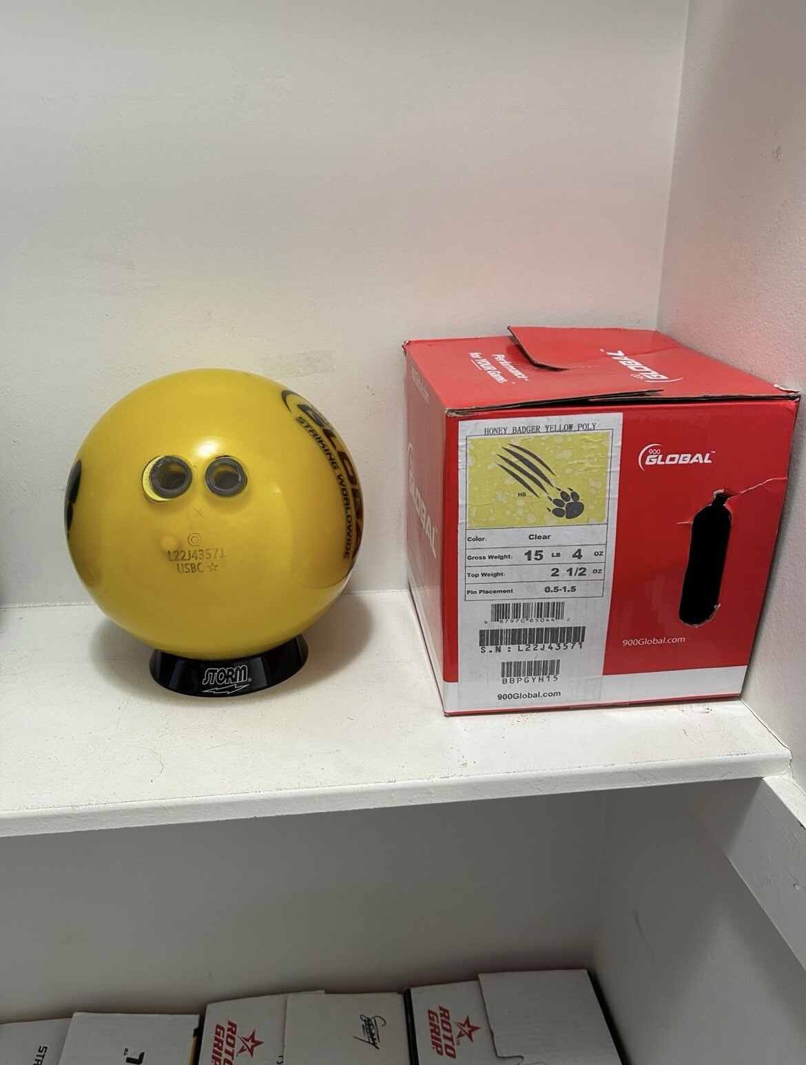 15lb 900 Global HB Poly bowling ball | eBay