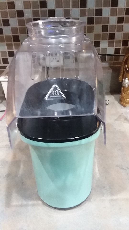 Aqua blue Dash appliance Hot Air electric Popcorn popper + butter melting cup 372426236944| eBay