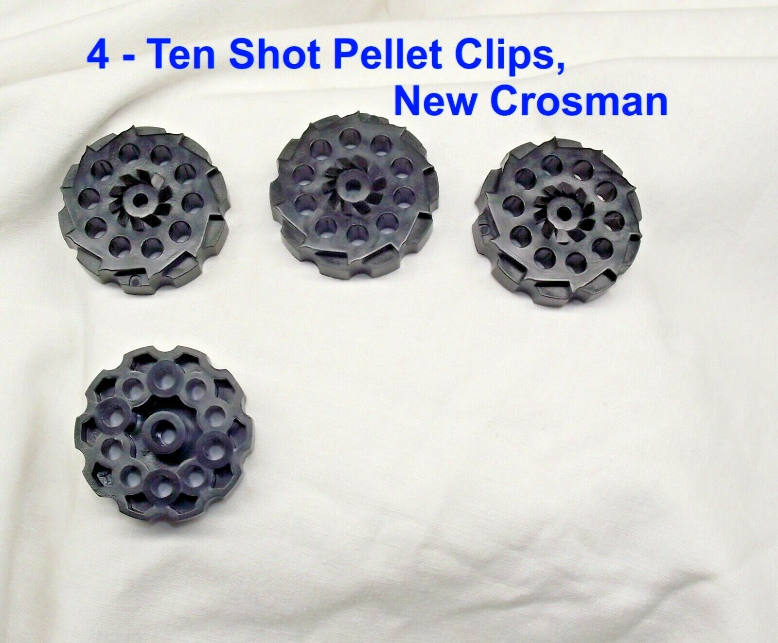CROSMAN Pellet Clip, 10 Shot Clips, for use with Vigilante & 357 ... 4 ...