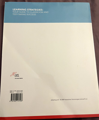 ATI Learning Strategies Your Guide To Classroom And Test Taking Success ...