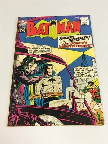 1962 BATMAN #148 COMIC BOOK w BATMAN UNMASKED VERY NICE COMPLETE | eBay