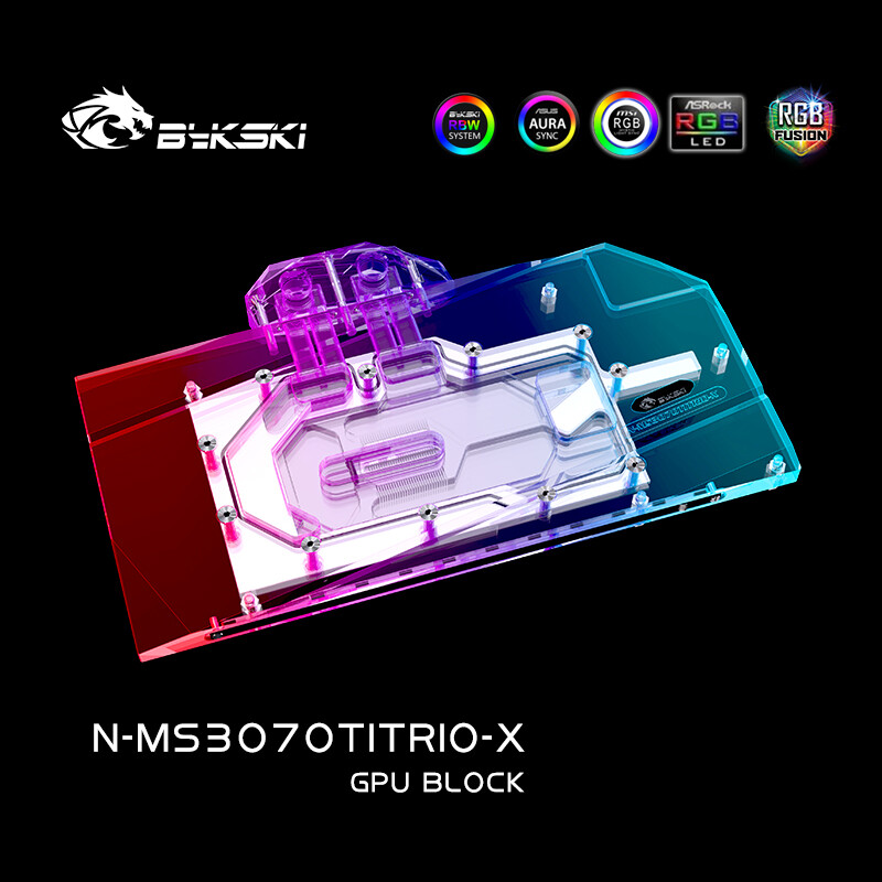 ブランド GPU Copper Water Cooling Block G1/4 Threads Full Cover Waterblock ...